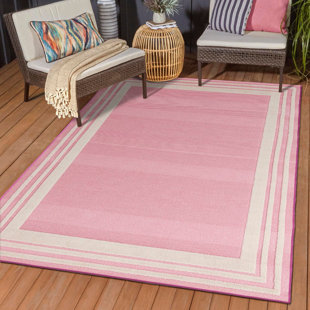 Pink Outdoor Rugs You'll Love | Wayfair