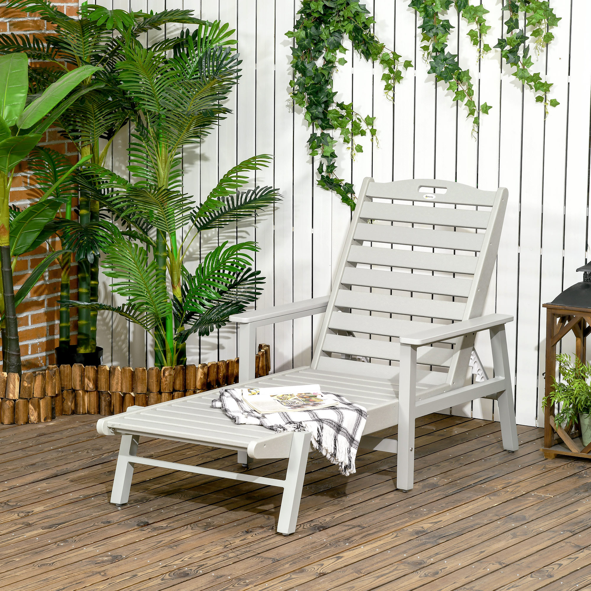 Red Barrel Studio® Harvind Metal Outdoor Lounge Chair | Wayfair