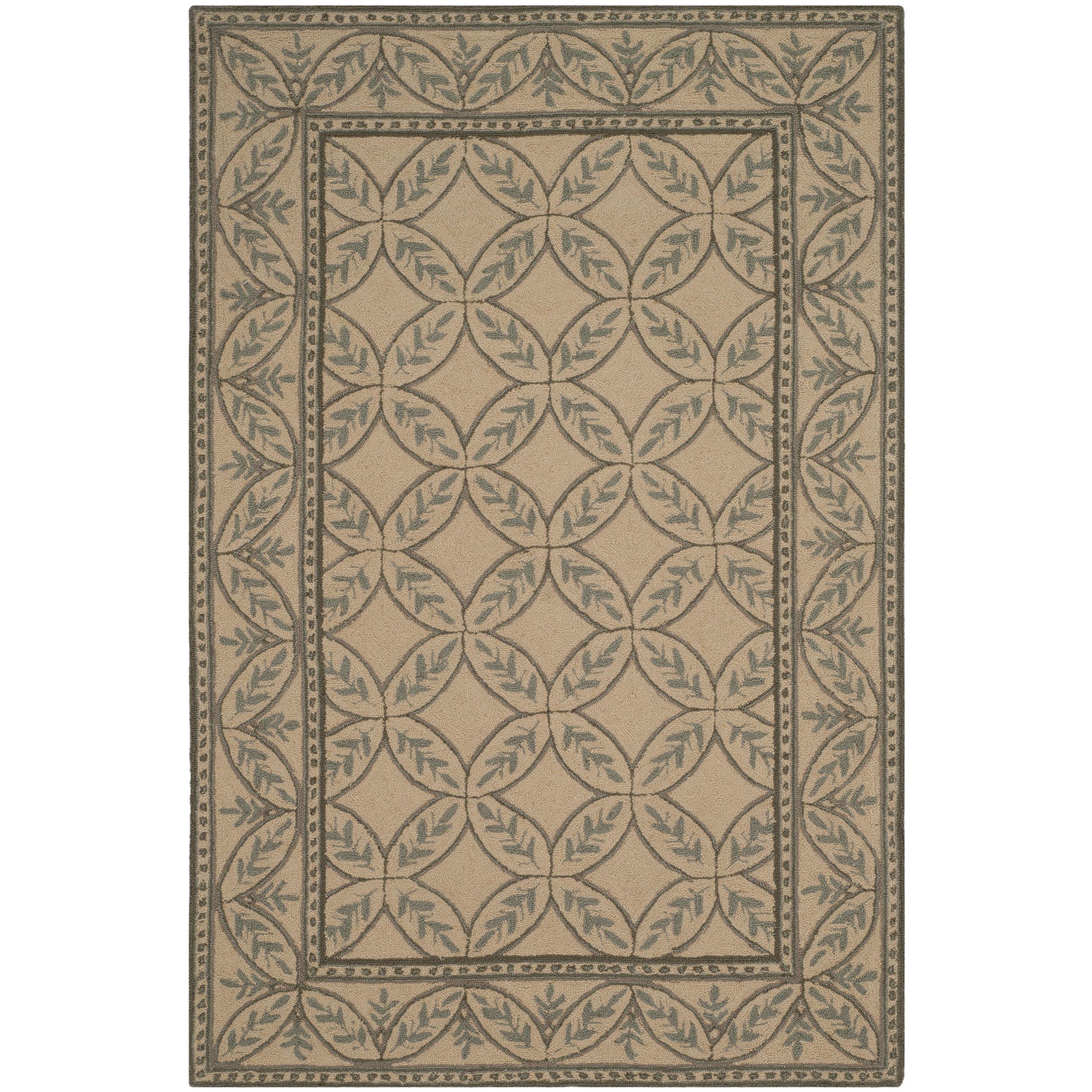 Darby Home Co Flythe Wilton Taupe/ Green Area Rug - Wayfair Canada