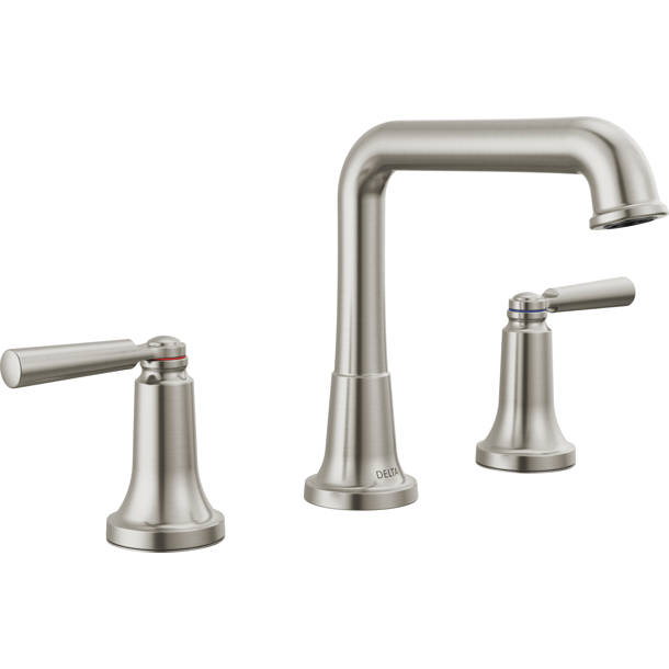 Delta Small Metal Lever Handle Bathroom Faucet | Wayfair