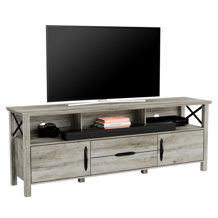 Steelside™ Harlee 65'' Media Console & Reviews | Wayfair