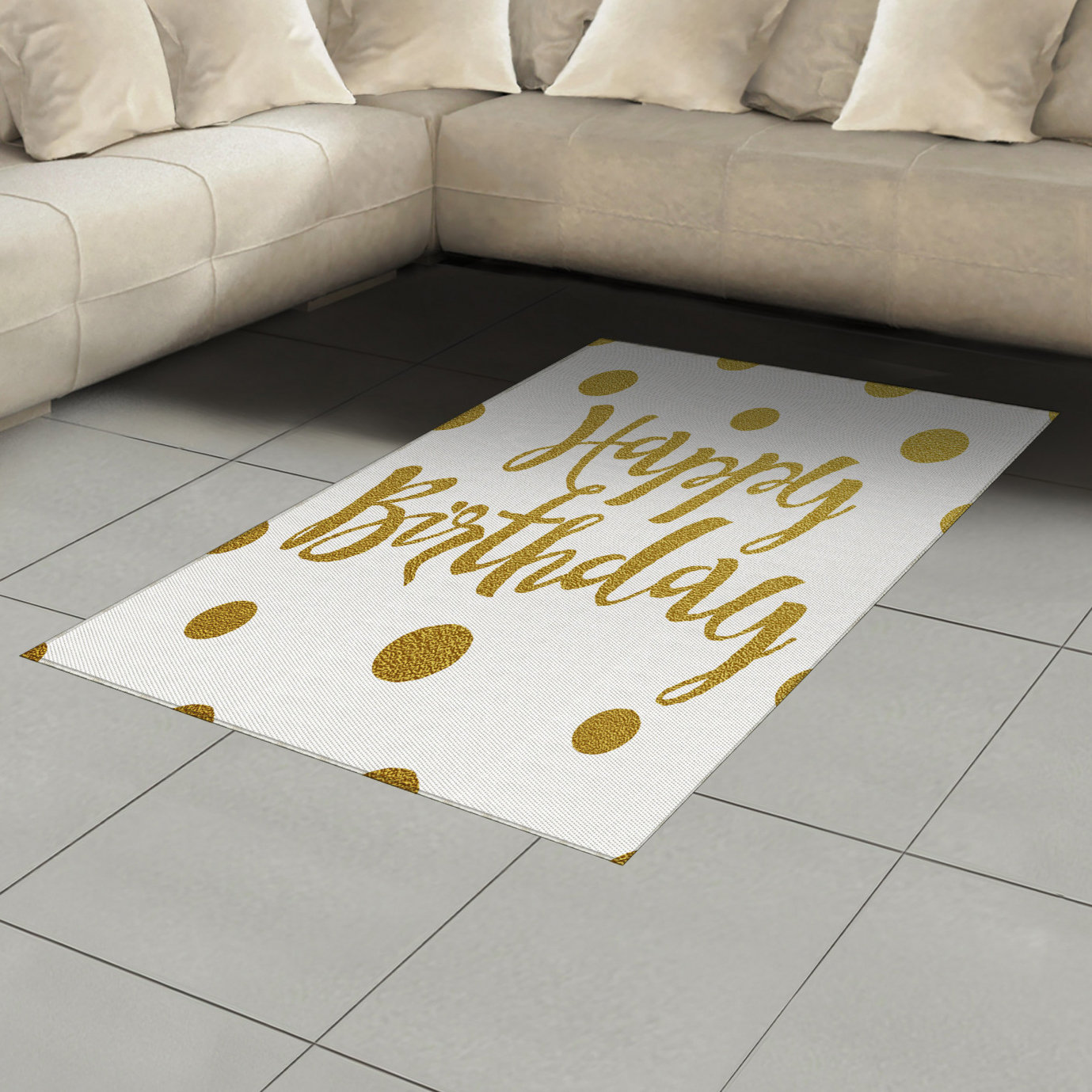 East Urban Home Birthday High Density Long Fiber Poly Threads ...