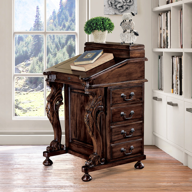 Fleur De Lis Living Marquis 21'' Captain's Desk & Reviews - Wayfair Canada