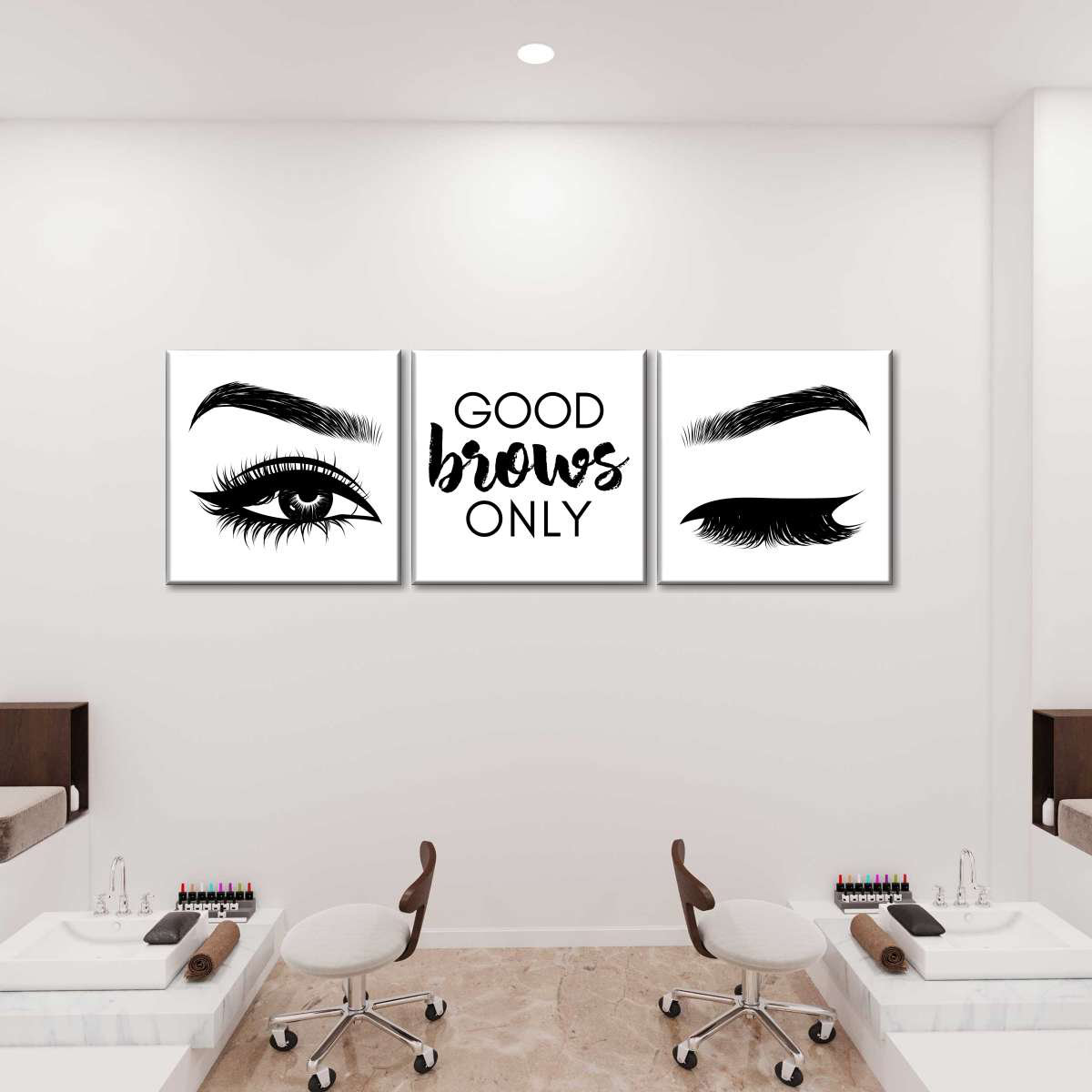 Elephant Stock Good Brows Only On Canvas 3 Pieces Set | Wayfair