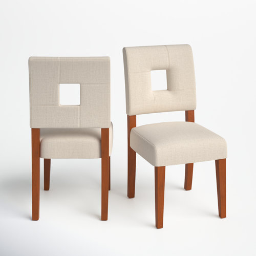 Lark Manor Alsion Fabric Keyhole Back Side Chair & Reviews | Wayfair