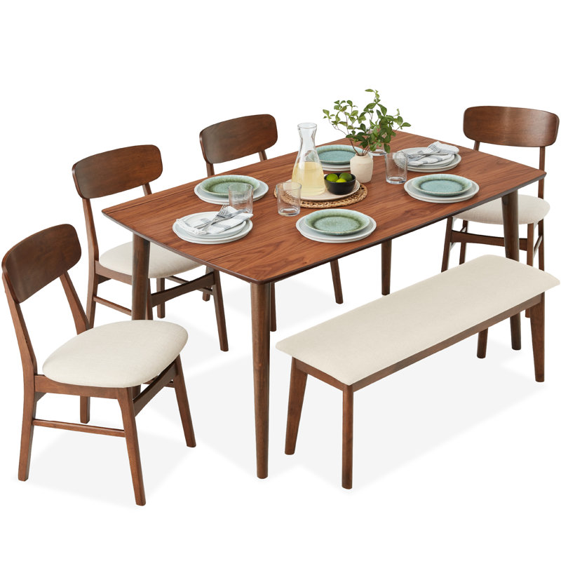 Corrigan Studio® Lindsae 6 - Person Dining Set & Reviews | Wayfair
