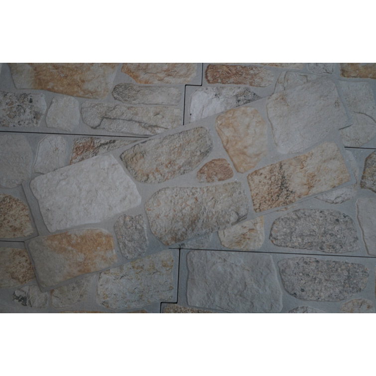 SB TILE AND STONE 8" x 24" Porcelain Stacked Stone Wall & Floor Tile ...