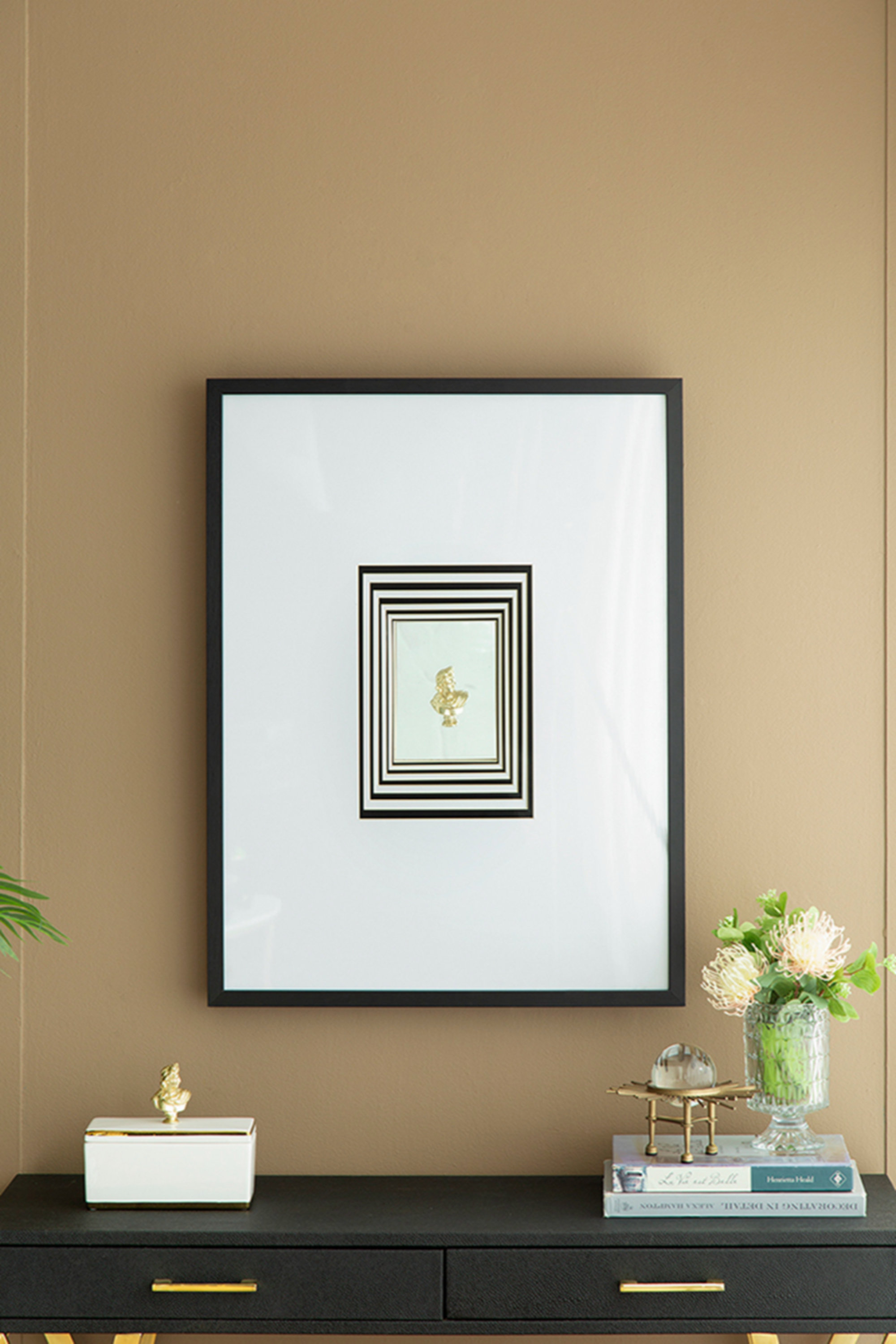 Latitude Run® Roman Inspired Bust Framed On Plastic Print | Wayfair