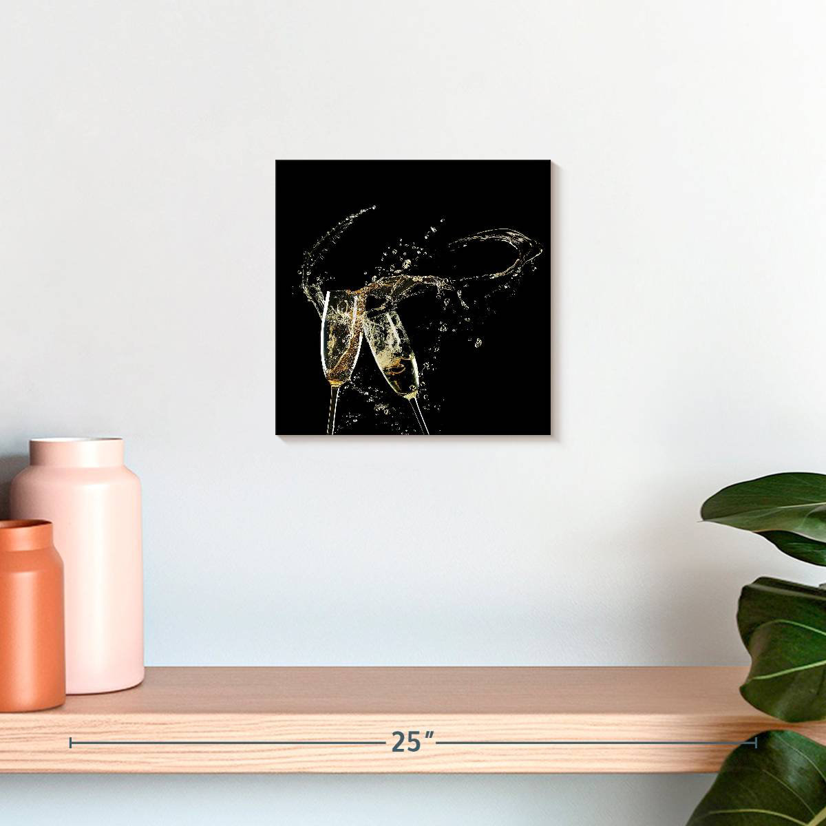 Ebern Designs Yarlin Champagne Swish Splash | Wayfair