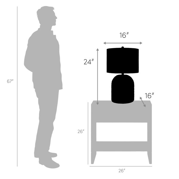 Sand & Stable™ Sumava Rattan Table Lamp & Reviews | Wayfair