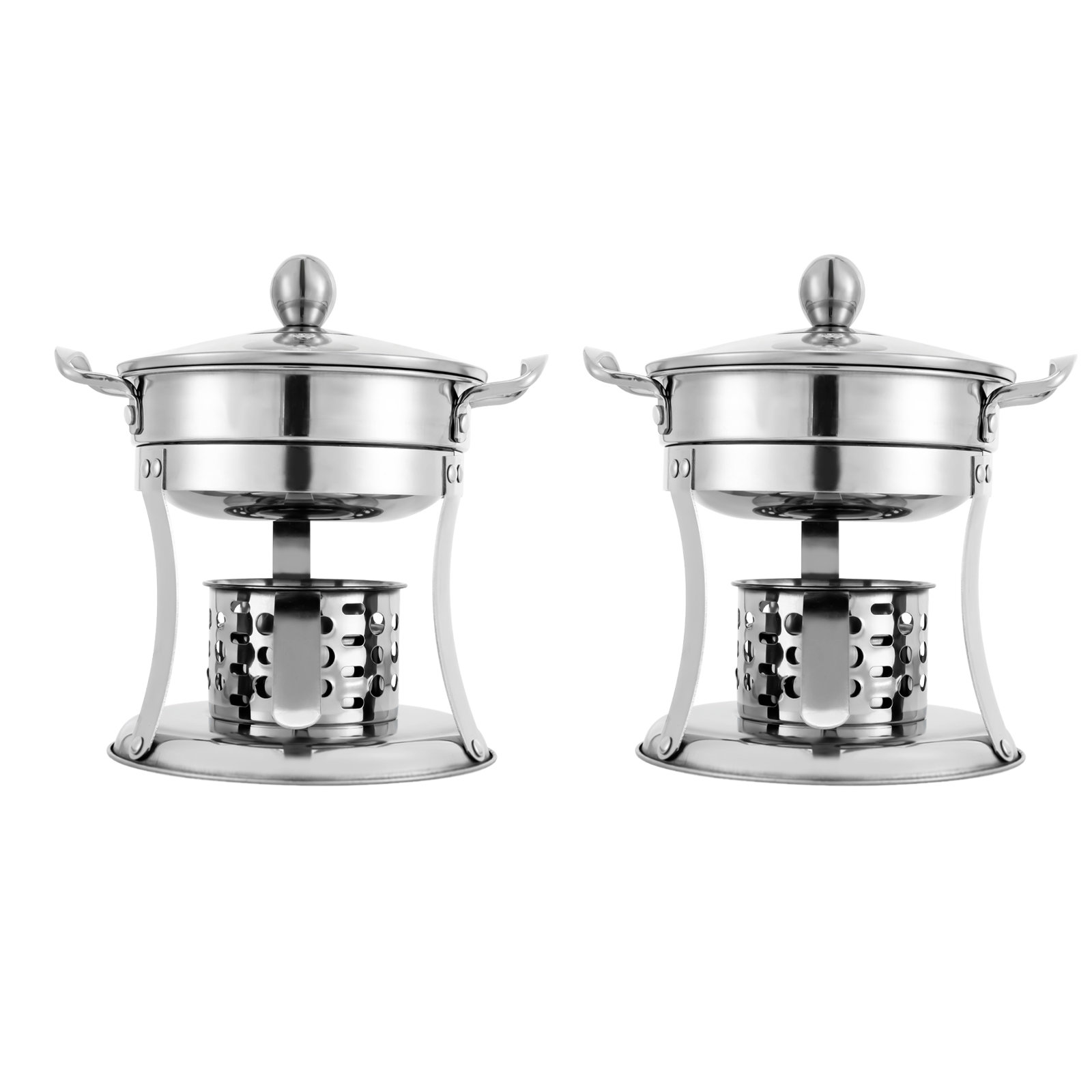 Prep & Savour Stainless Steel 2 Piece Chafing Dish and Burner Set | Wayfair