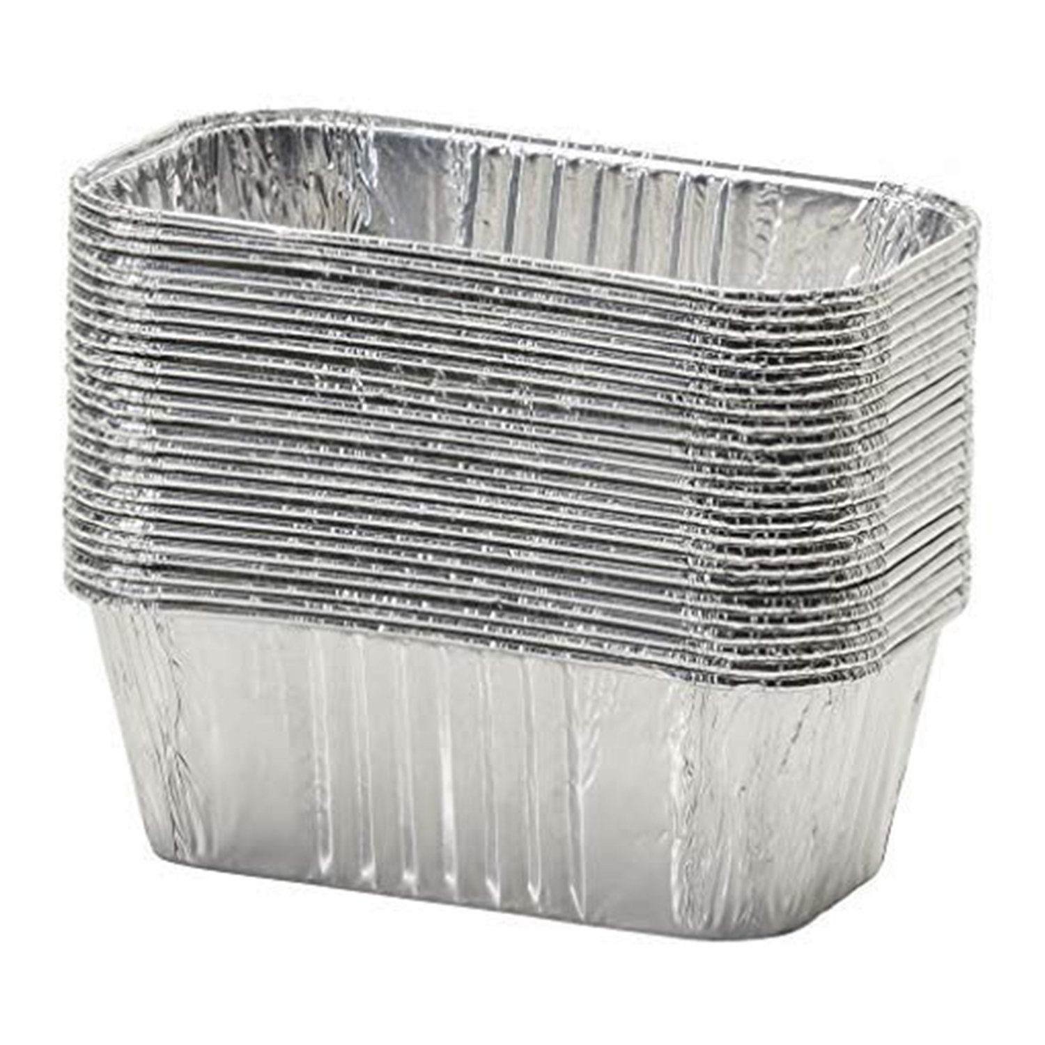 Nicole Fantini Disposable Aluminum 1lb Rectangular Loaf Pans: Ideal for ...