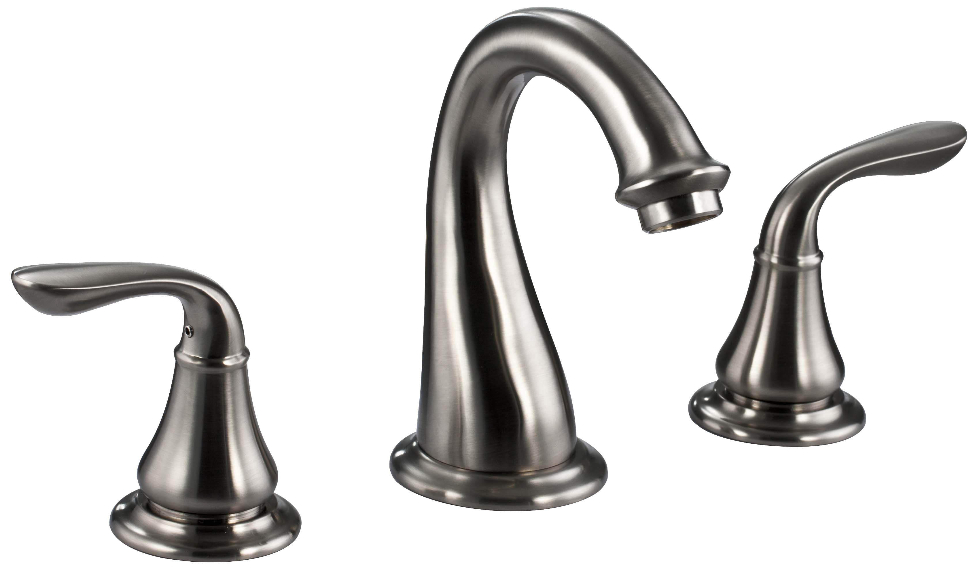 Ultra Faucets Kree Arc Collection Two Handle Widespread Bathroom Faucet ...