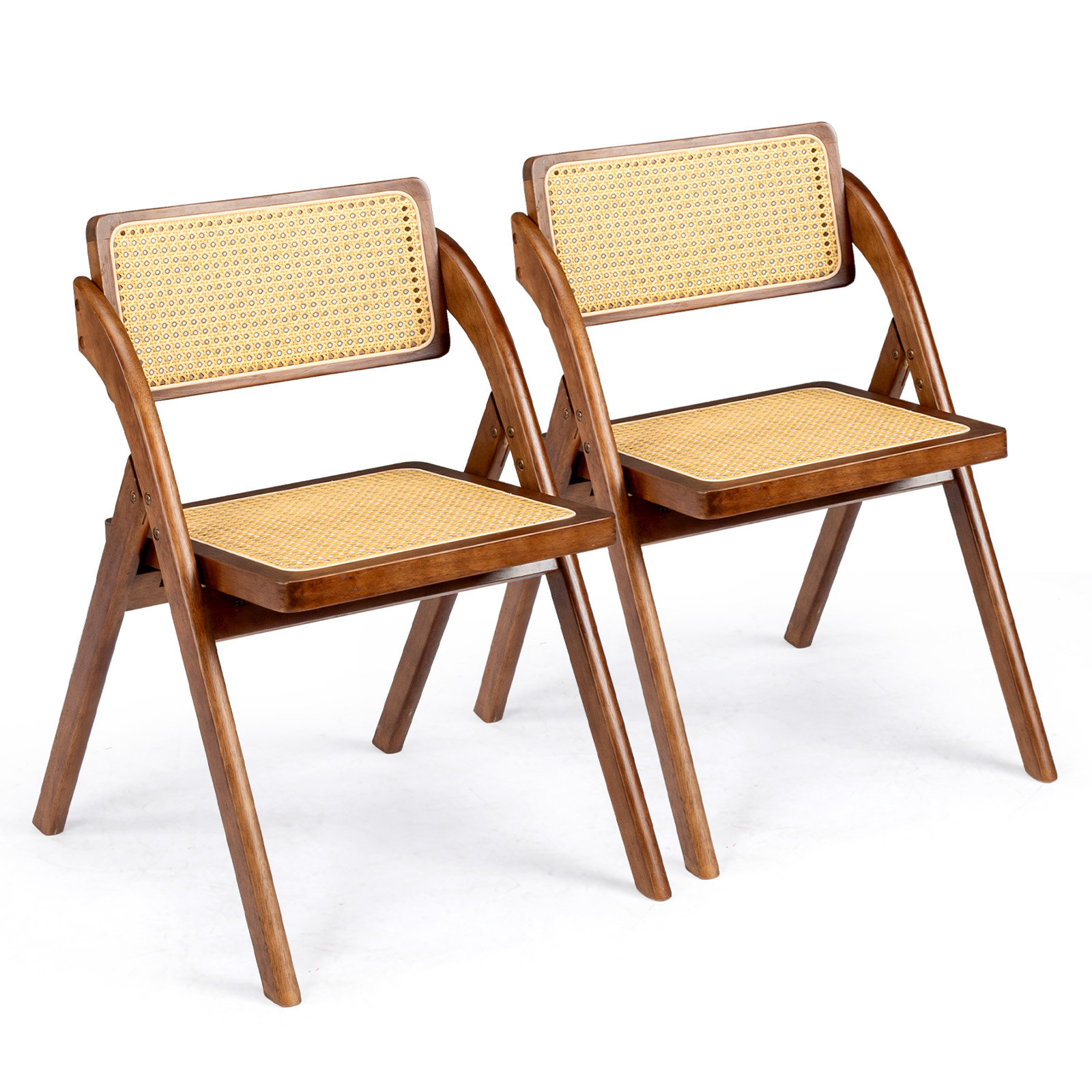 Bayou Breeze Wood Armless Folding Chairs(Set Of 2) & Reviews | Wayfair