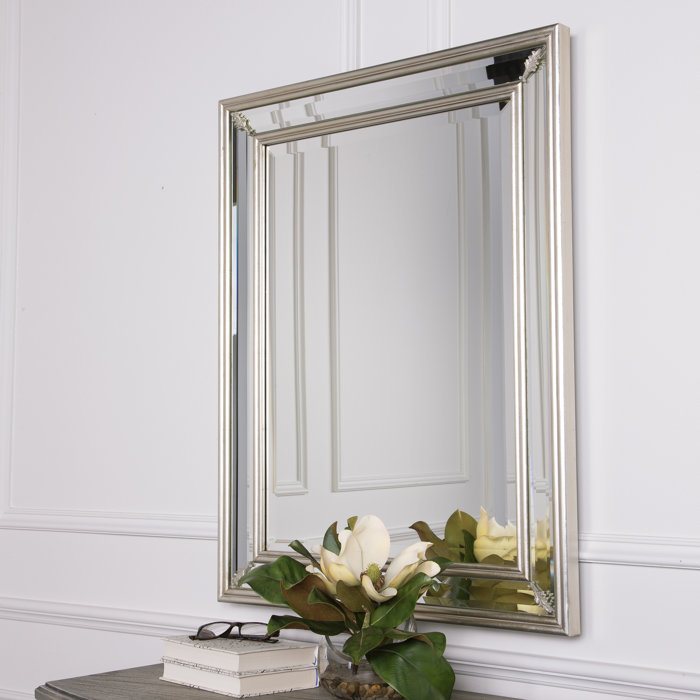 House of Hampton® Daijana Wood Rectangle Wall Mirror & Reviews | Wayfair