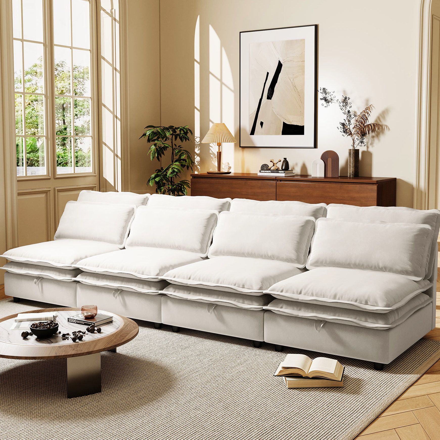 Latitude Run® 4 With Dual-layer Cushions And Efficient Storage Modular ...