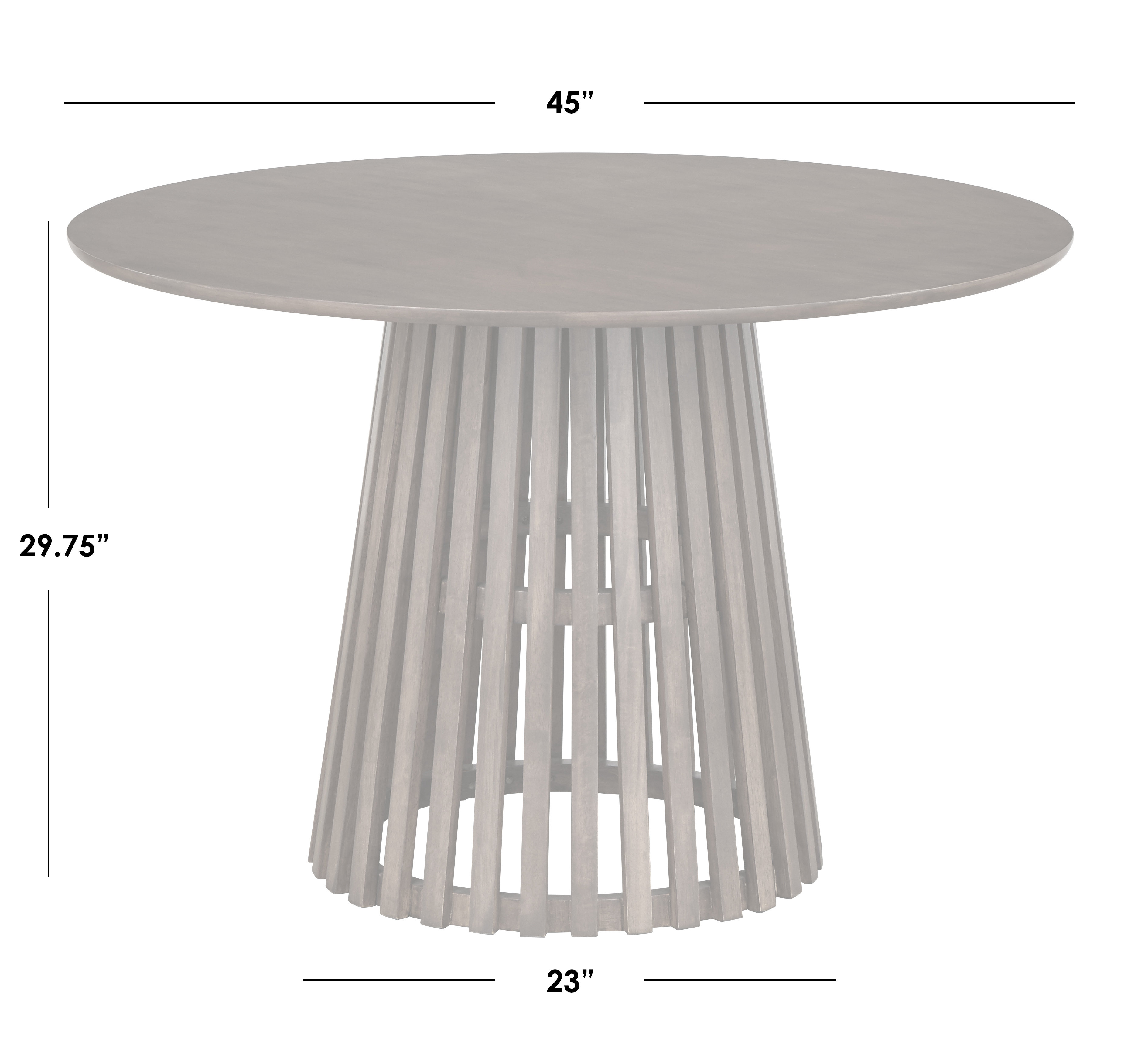 George Oliver Parisi 45" W Pedestal Dining Table & Reviews - Wayfair Canada