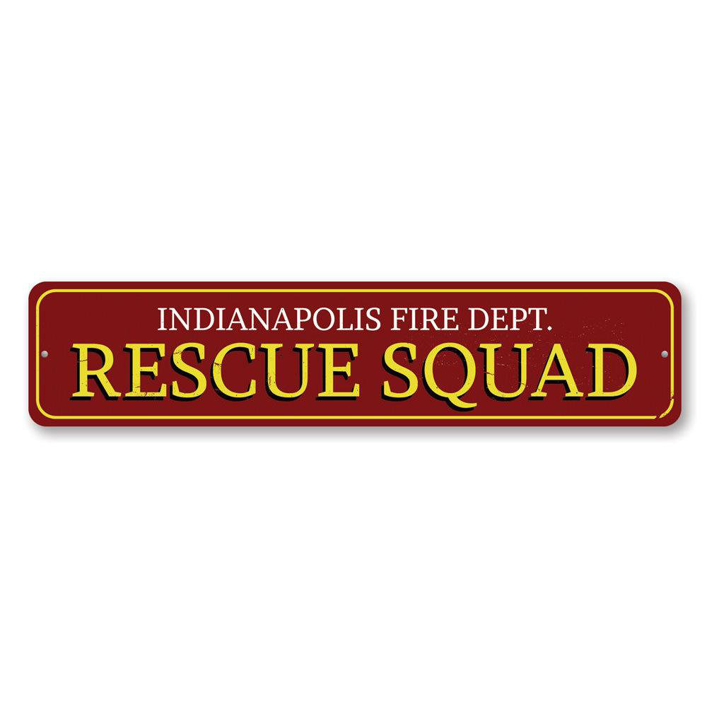 Lizton Sign Shop, Inc Rescue Squad Aluminum Sign | Wayfair