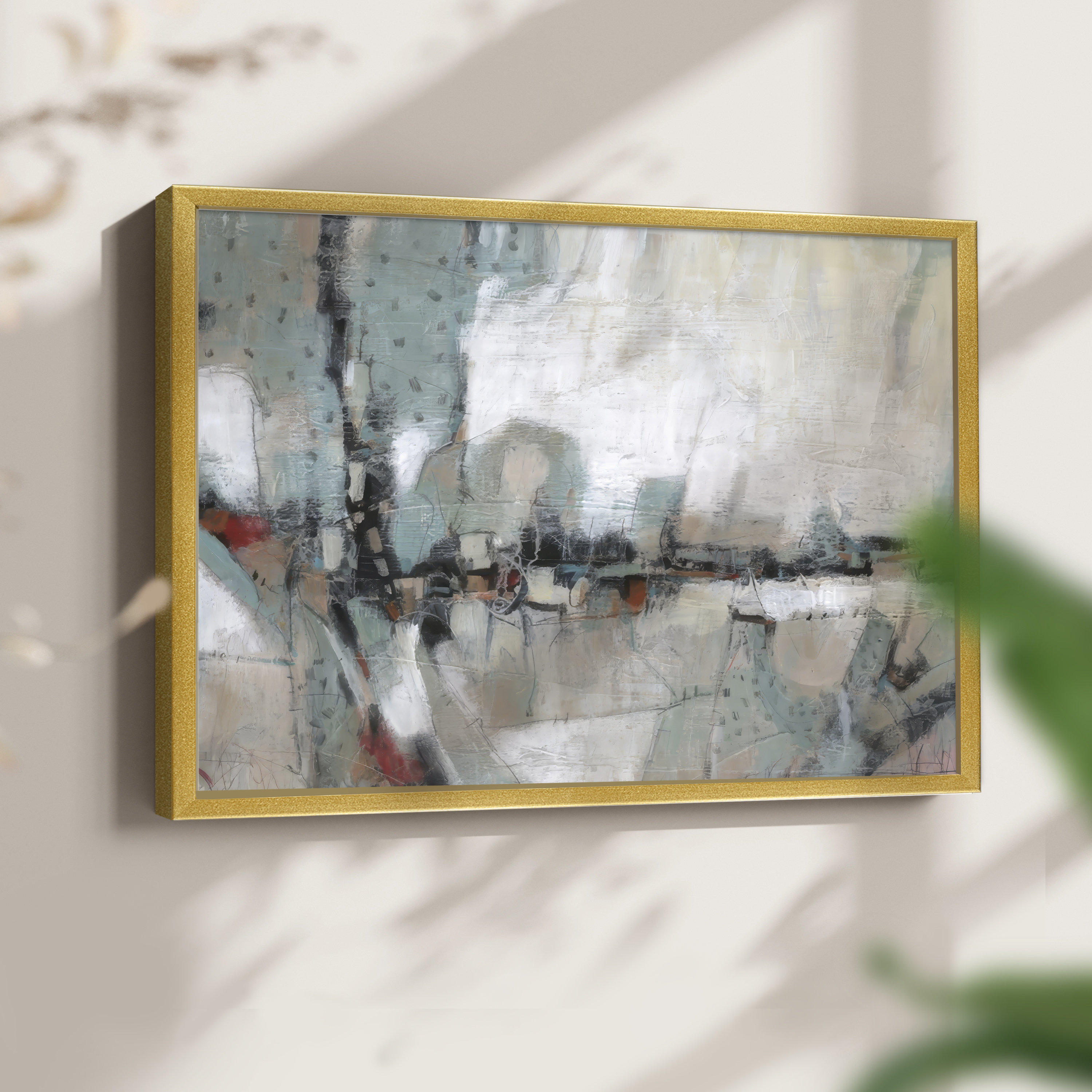 Mercer41 Embellished Patchwork II -Framed Print - Restickable | Wayfair