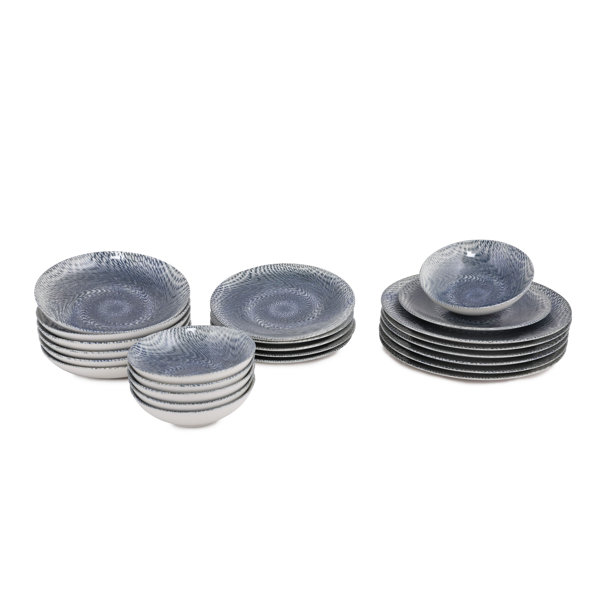 Brayden Studio Brayfield Porcelain China Dinnerware - Set of 24 ...