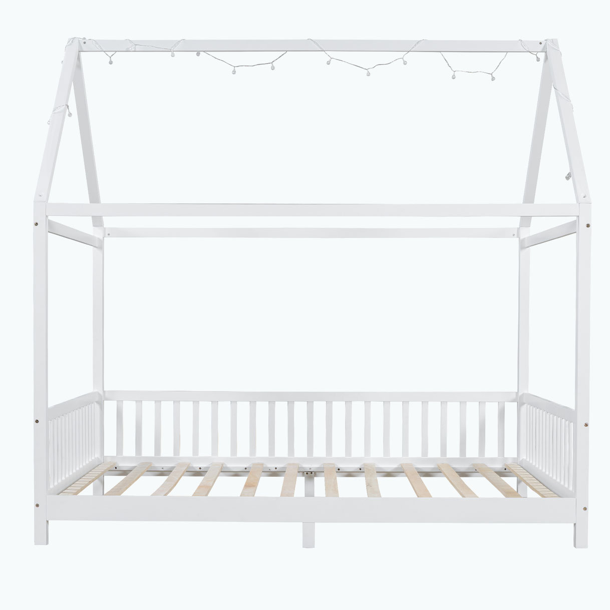 Ophelia & Co. Lit maison avec garde-corps et DEL - Wayfair Canada