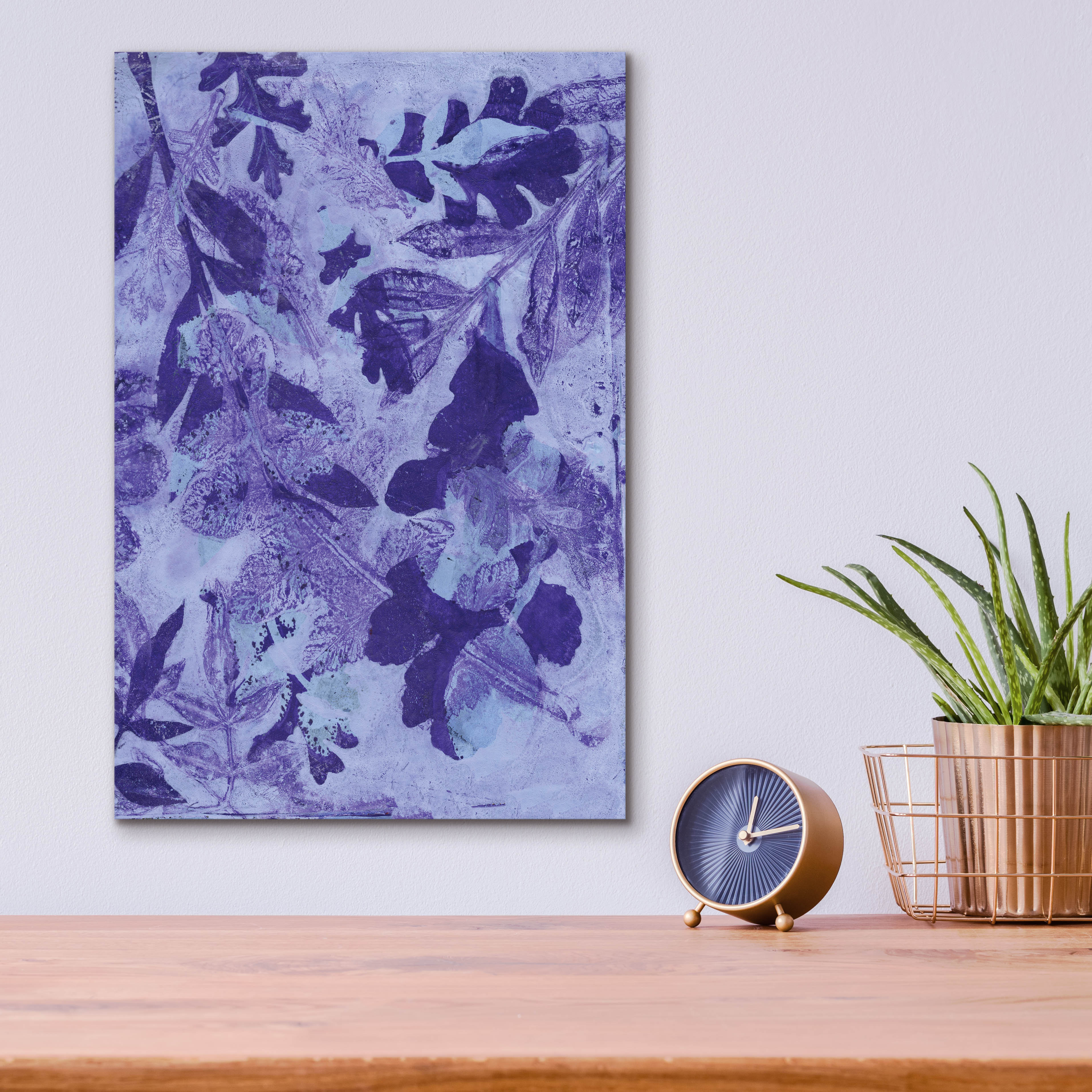 Wrought Studio™ " Very Peri Botanical Print 2 " by St. Hilaire ...