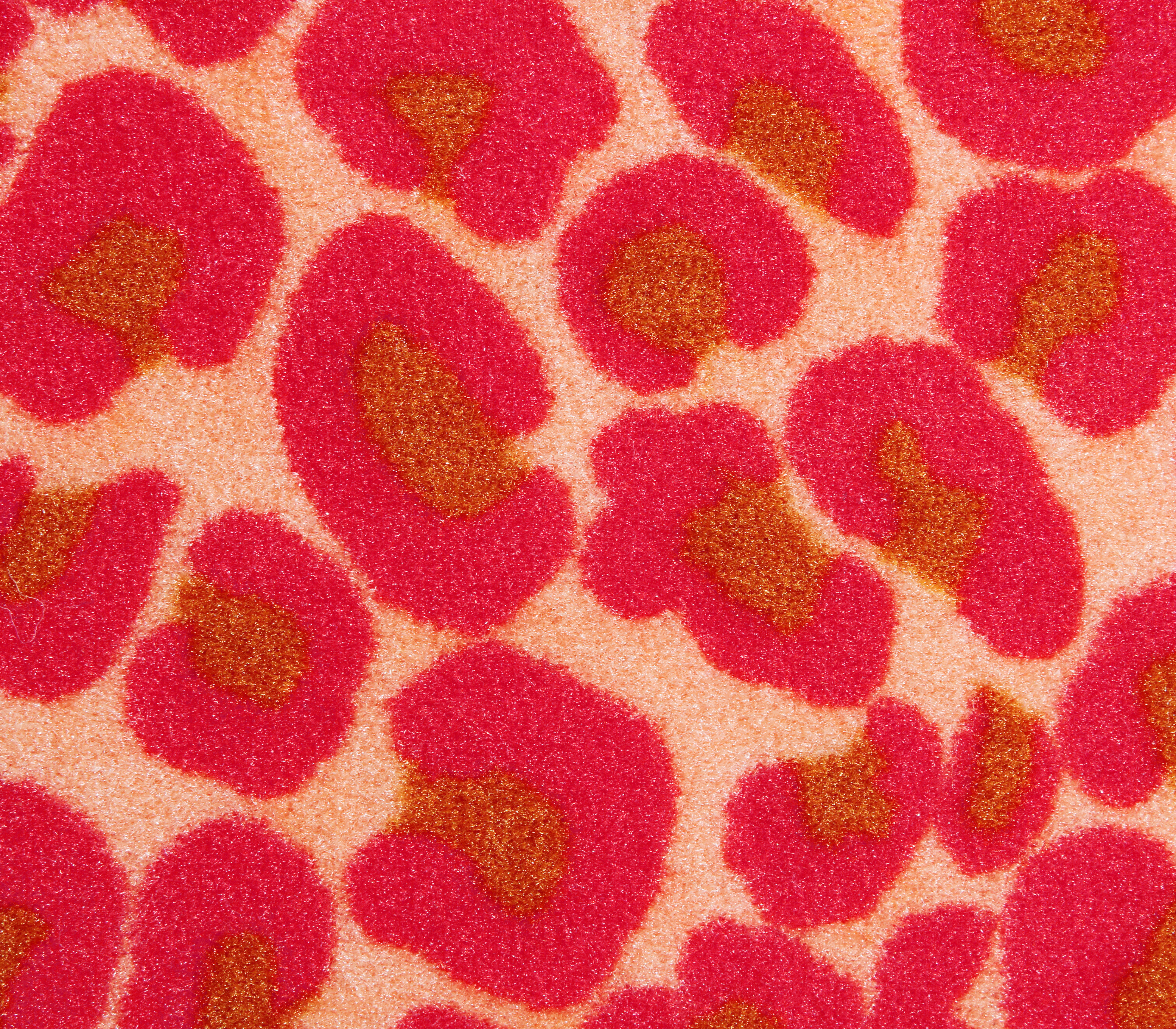 East Urban Home Square Animal Print Red/Tan Area Rug | Wayfair