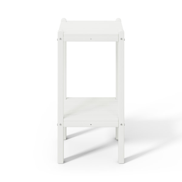 Winston Porter Mkiyah Square 18.45'' L x 18.45'' W Outdoor Side Table ...