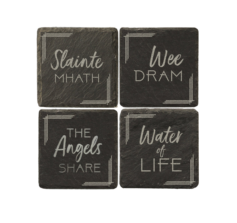 Selbrae House Square 4 Piece Coaster Set | Wayfair.co.uk