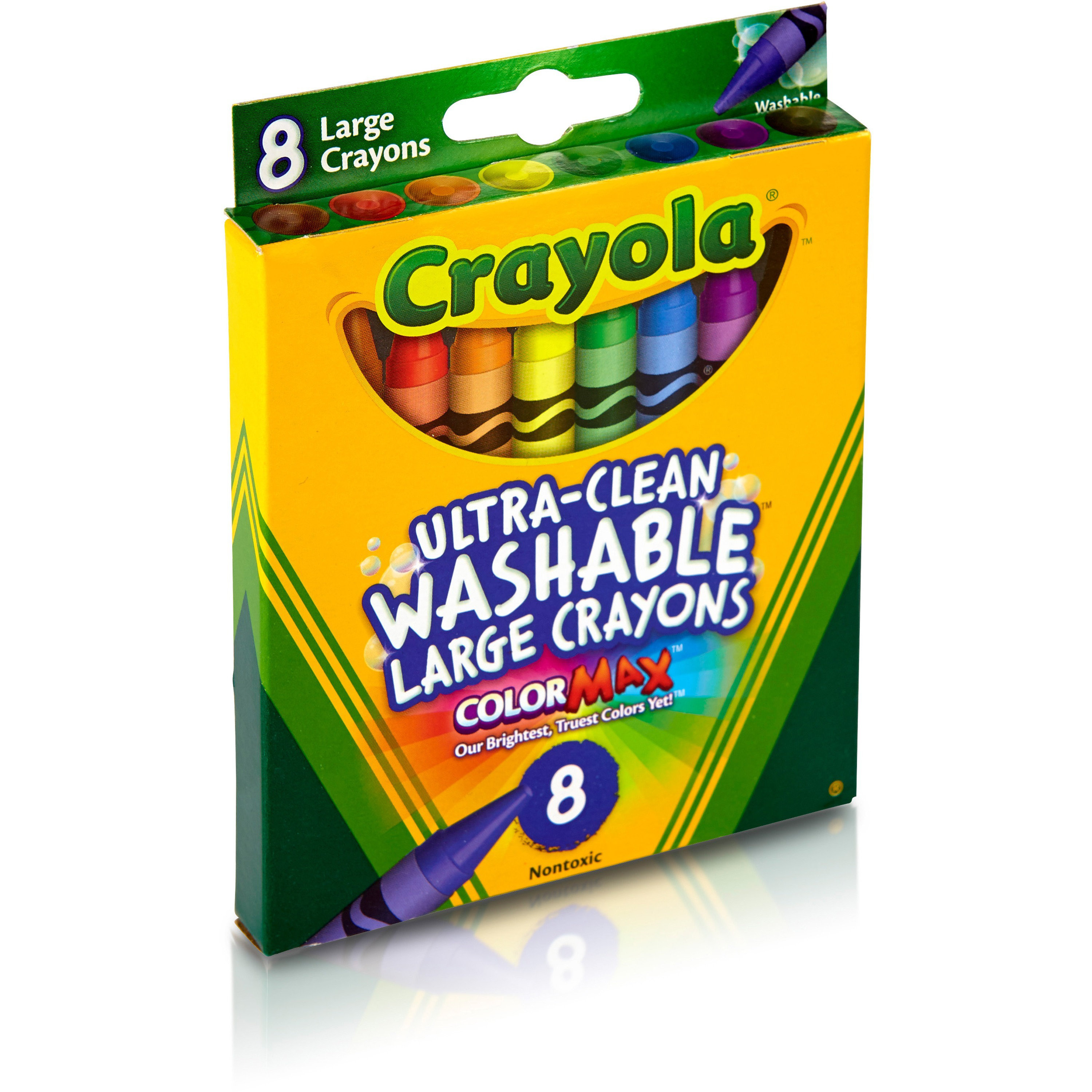 Crayola Large Washable Crayons (8/Box) & Reviews - Wayfair Canada