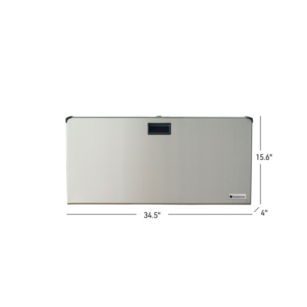 Foundations Stainless Steel Surface Mounted Changing Station & Reviews ...
