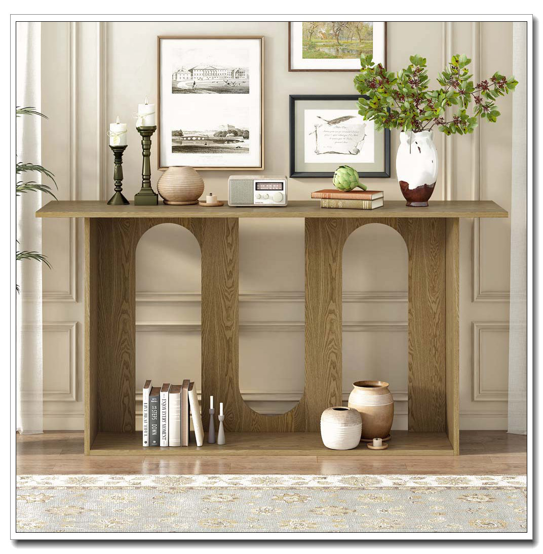 Ebern Designs Console Table with Shelf,Suitable for Entryway,Hallway ...