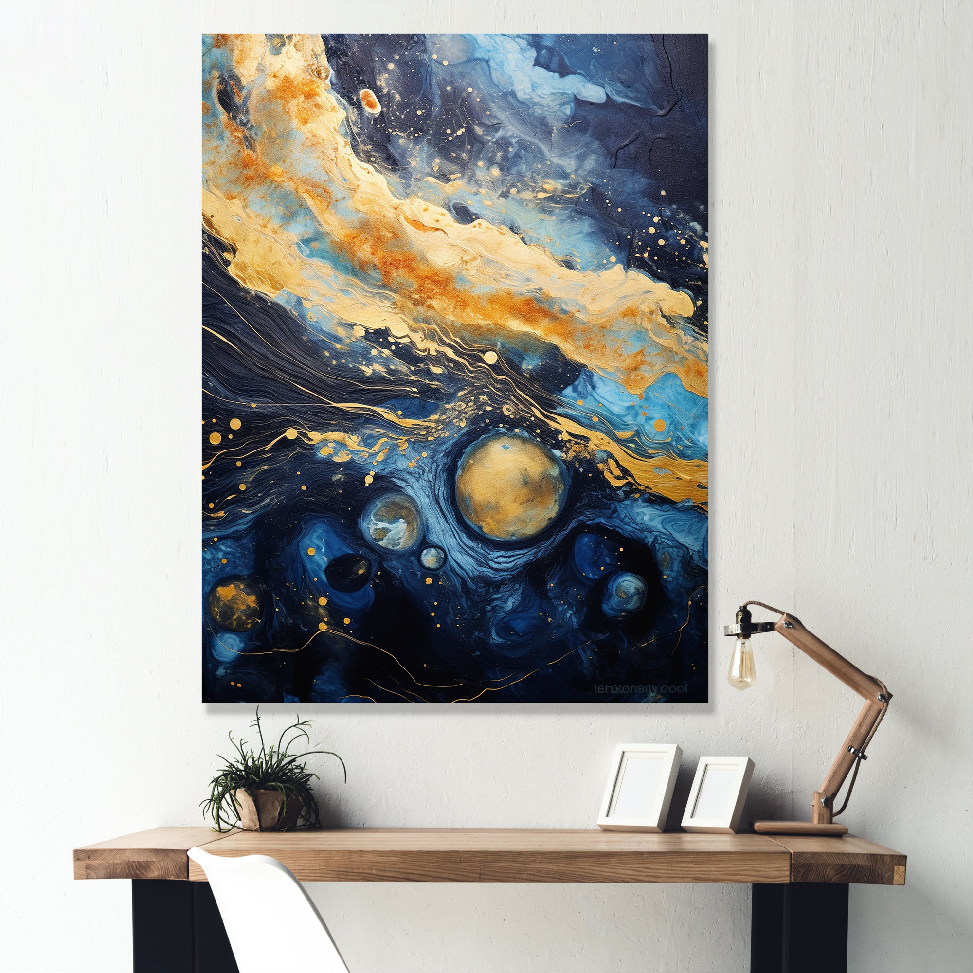Design Art Mysterious Solar System Dream On Canvas Print | Wayfair