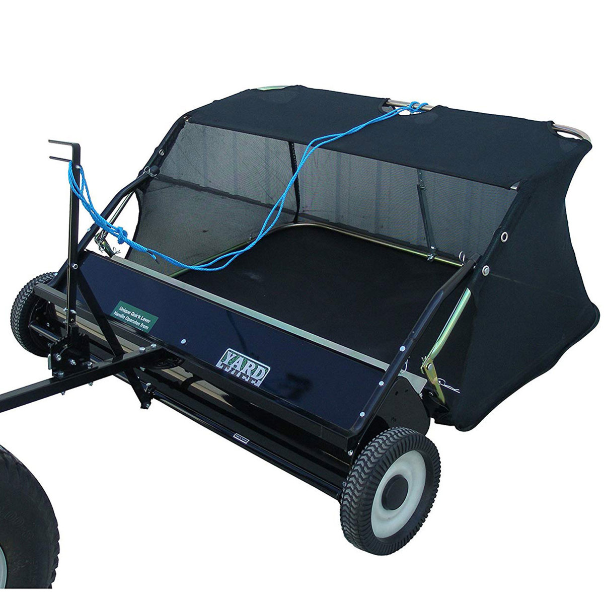 Yard Tuff 38" Quick Assembly Tow Style Lawn Sweeper For Debris, Leaves ...