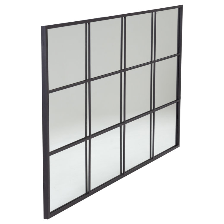 Ebern Designs Crosslyn Rectangle Metal Wall Mirror | Wayfair.co.uk