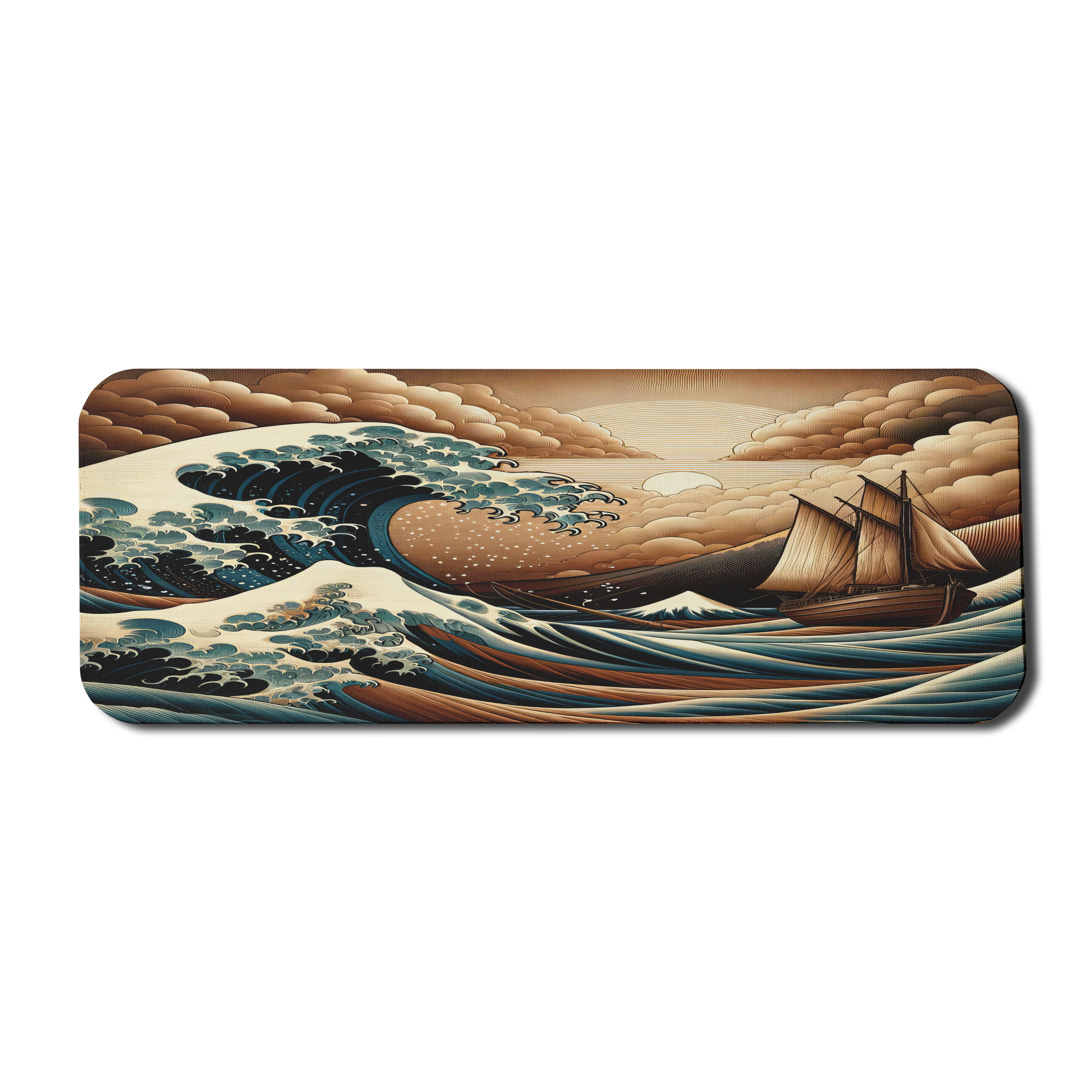 17 Stories Dyisha Rubber Desk Pad | Wayfair