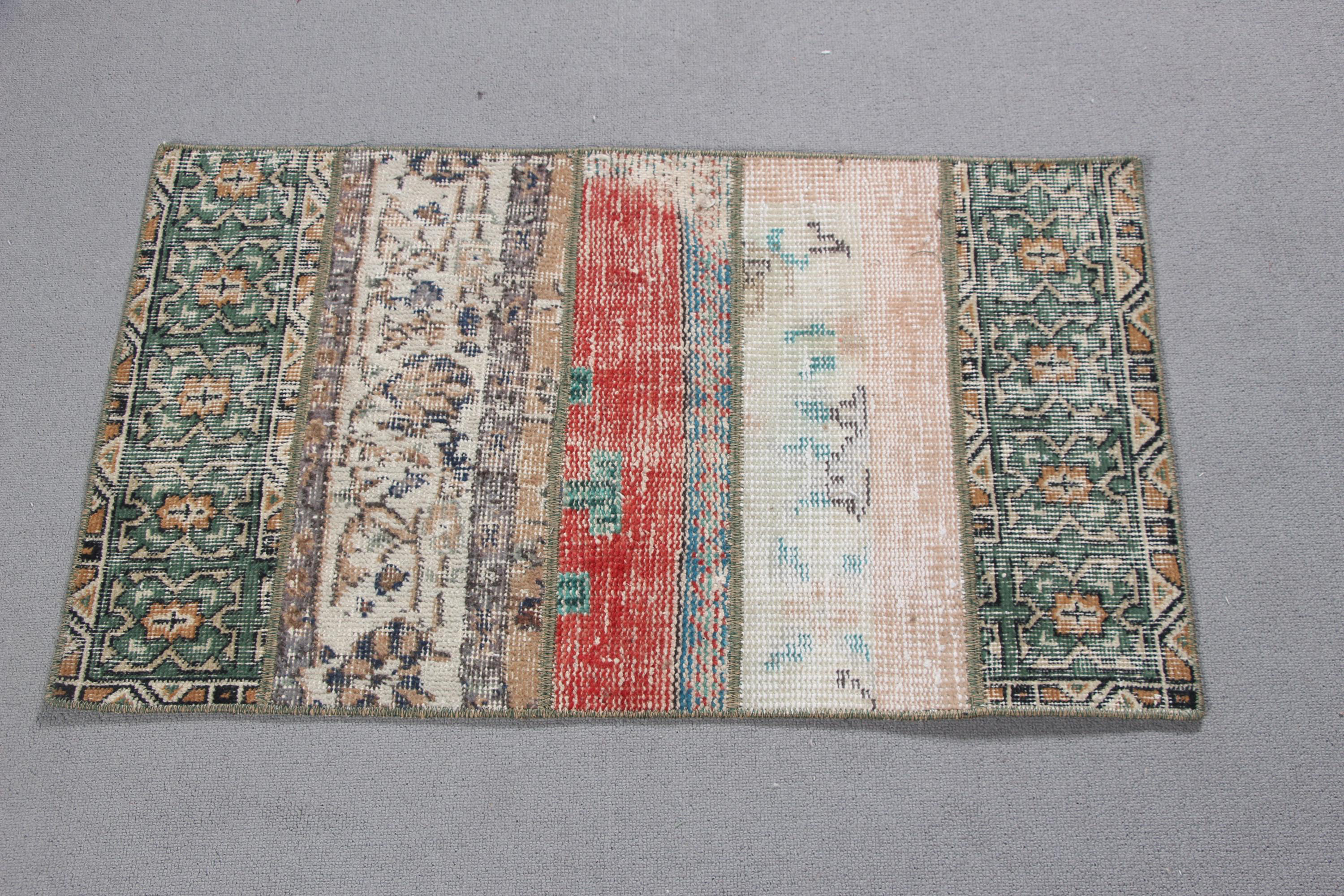 Winston Porter Bohemian Style Vintage Turkish Patchwork Door Mat in ...