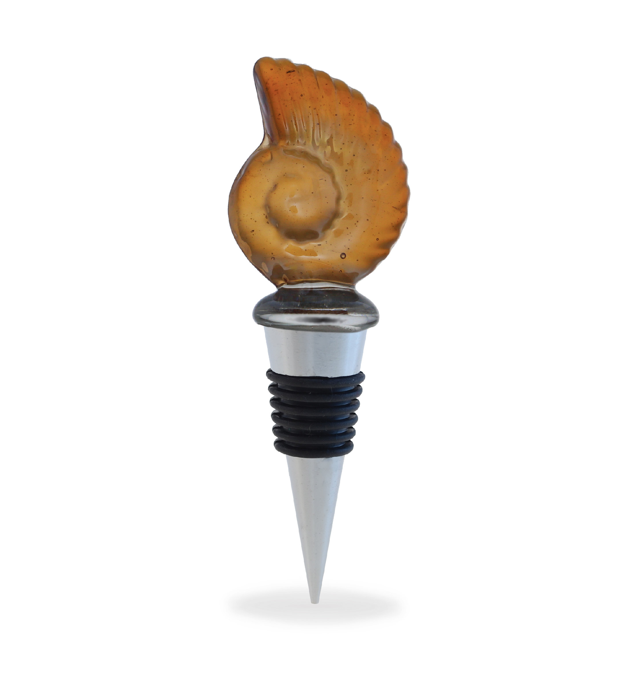 Rosecliff Heights Pinson Cheers Nautilus Sea Shell Wine Stopper | Wayfair