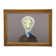 Happy Larry Light Bulb Head Framed Print | Wayfair.co.uk