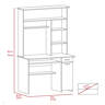Hokku Designs 2-Drawer 7-Shelf Computer Desk With Hutch | Wayfair