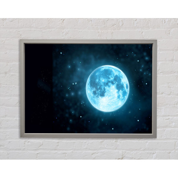 Bright Star Blue Moon Framed Print | Wayfair.co.uk