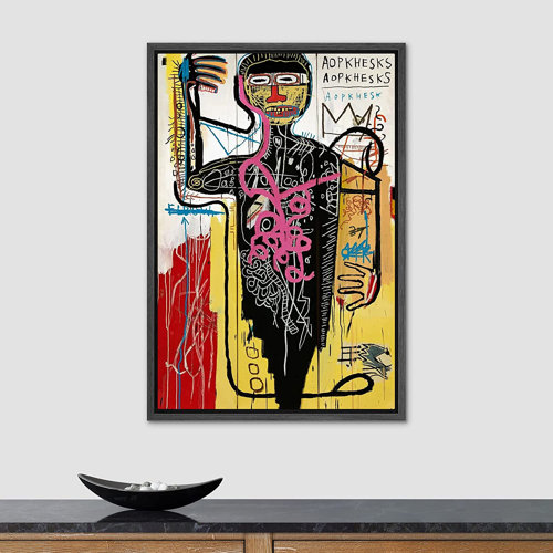 SIGNLEADER Basquiat Pop Culture Master Artist Fine Art Illustrations ...