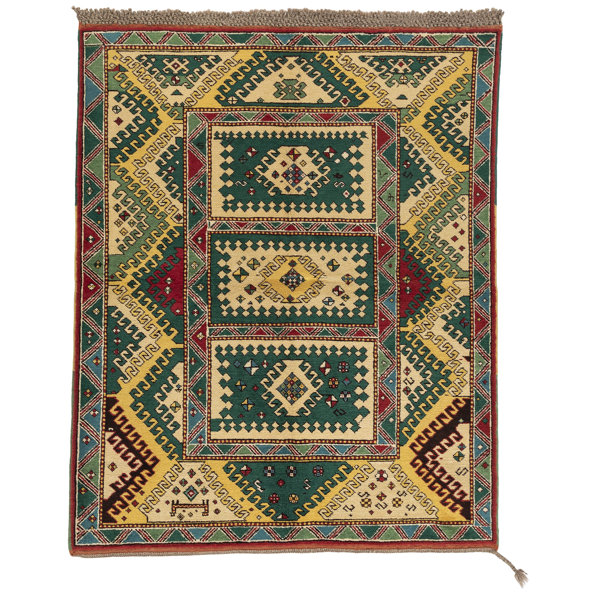 Tufenkian Kazak One-of-a-Kind 5' X 6' Hand Knotted Area Rug by ...