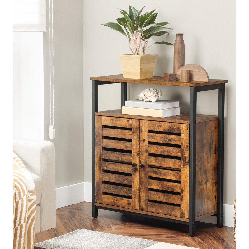 17 Stories Tormod Iron Accent Cabinet | Wayfair