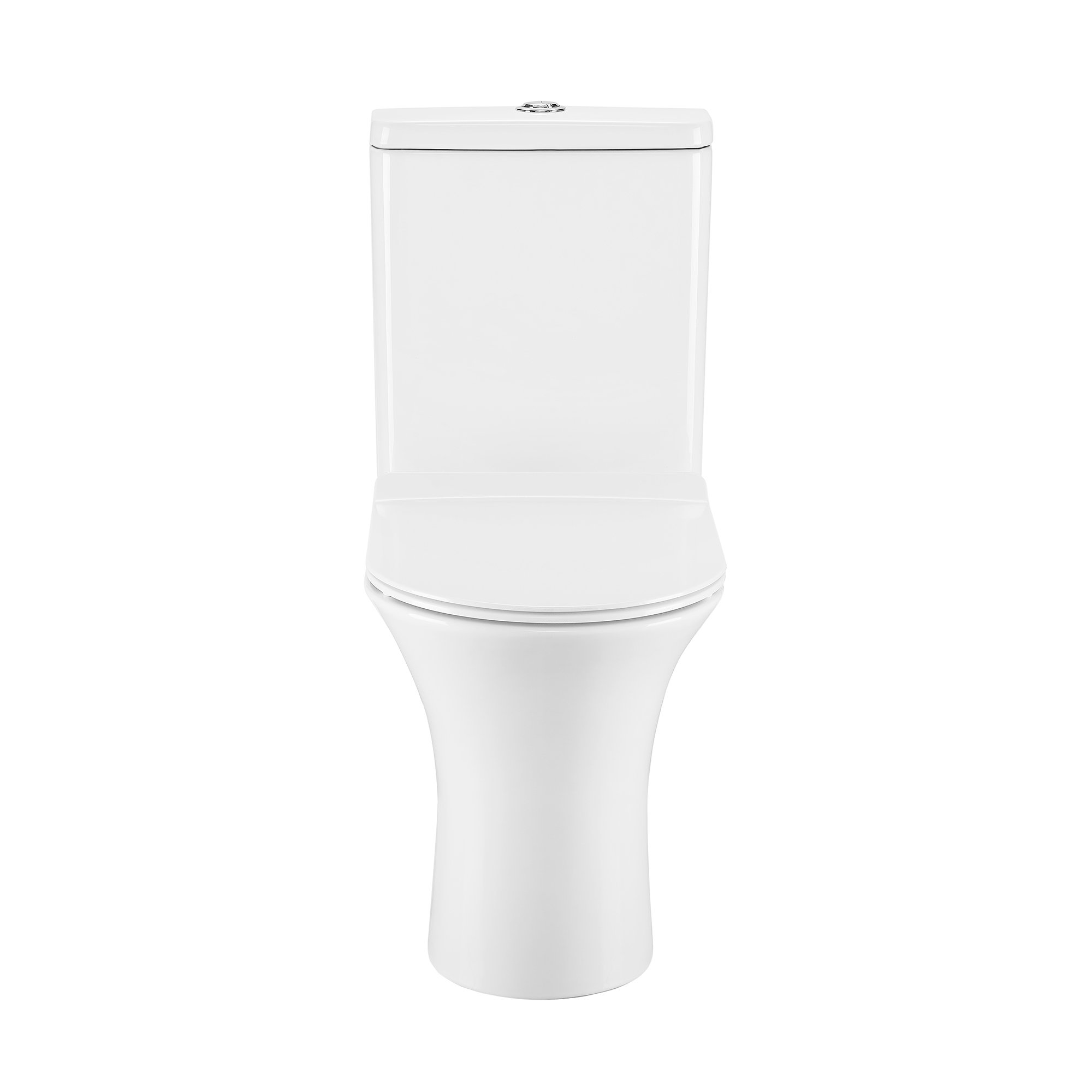 Swiss Madison Calice Two-Piece Elongated Rear Outlet Toilet Dual-Flush ...