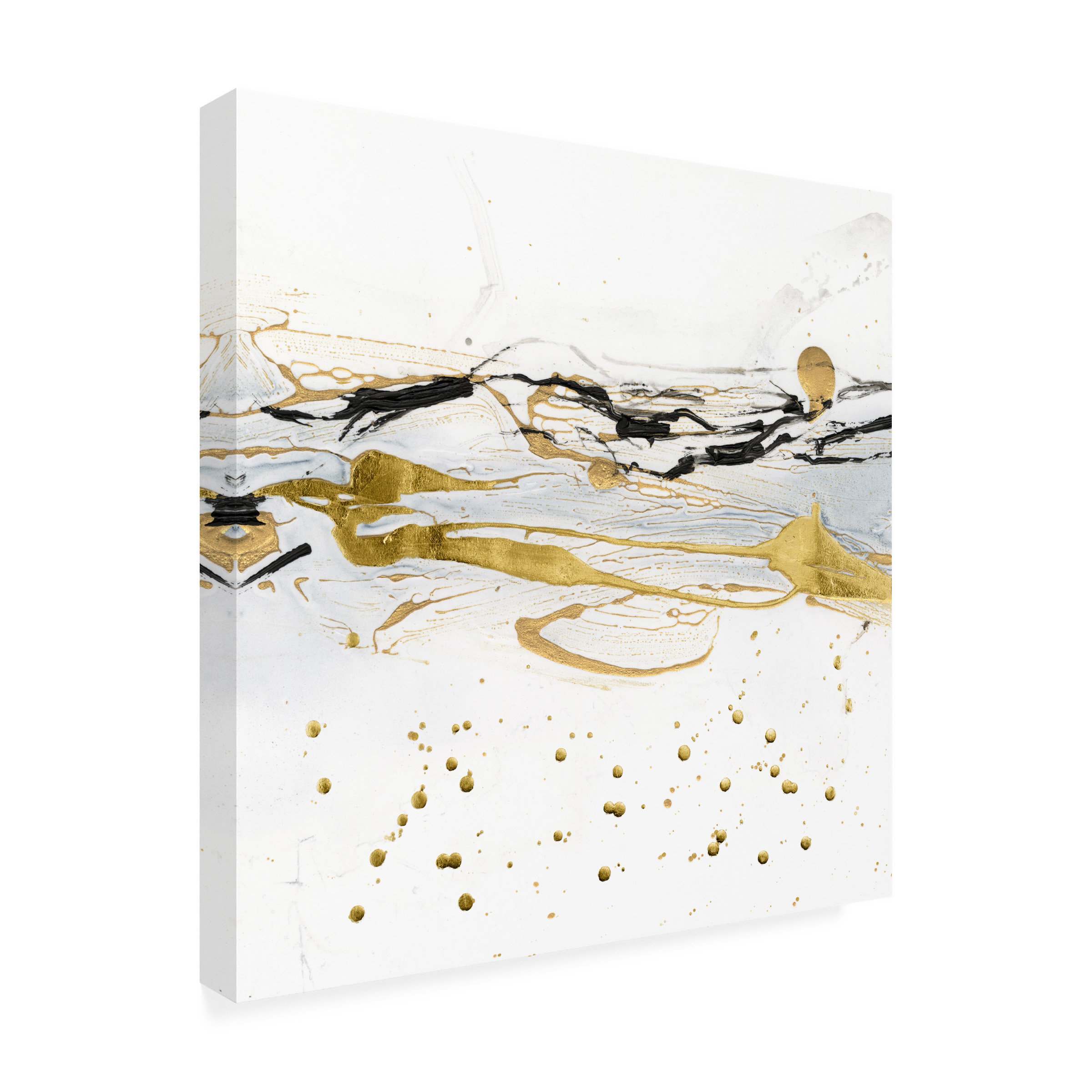 Dovecove Ethan Harper 'Golden Kelp IV' Canvas Art - Wayfair Canada