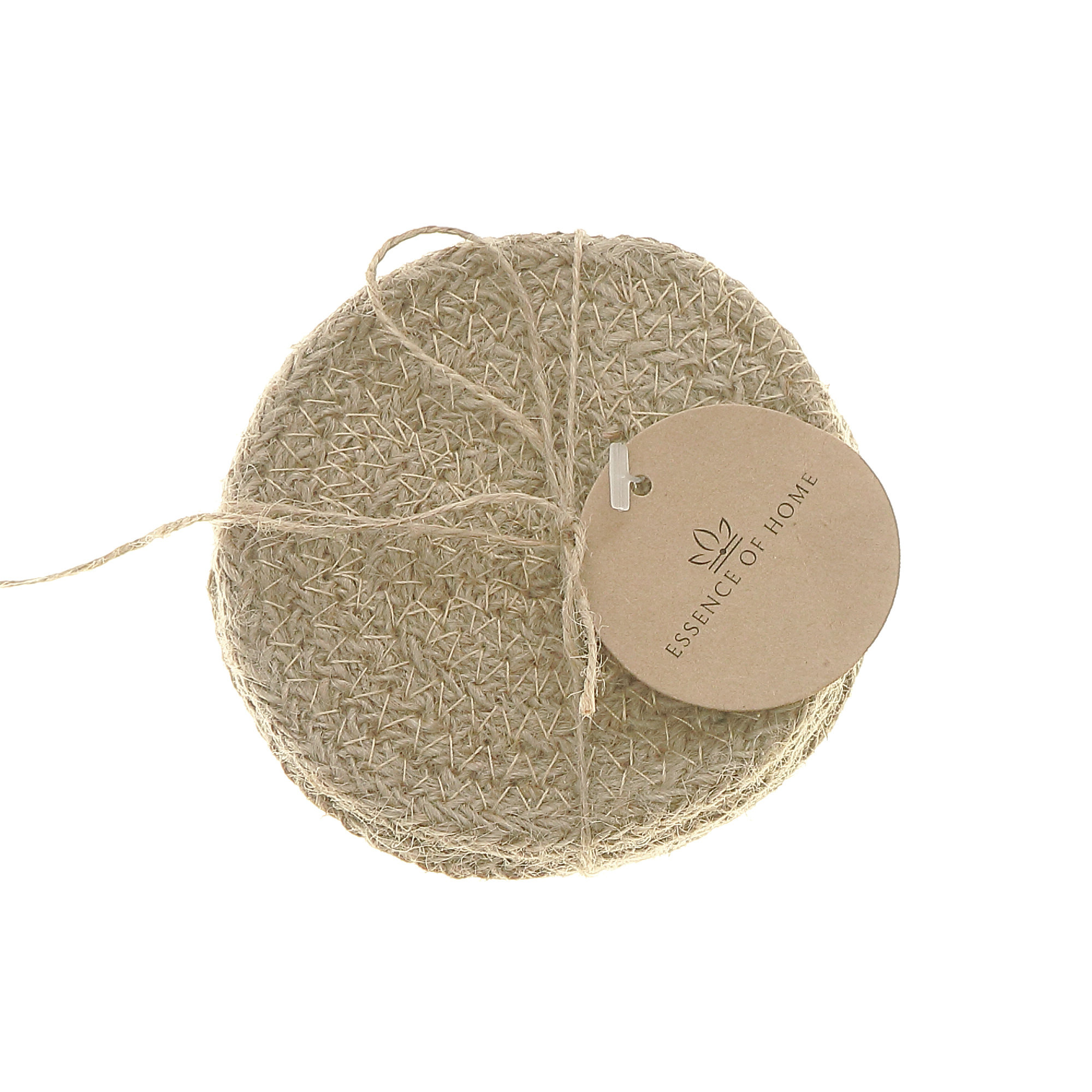 iHcasadécor Ih Casadecor Bamboo Round 4 Piece Coaster Set | Wayfair