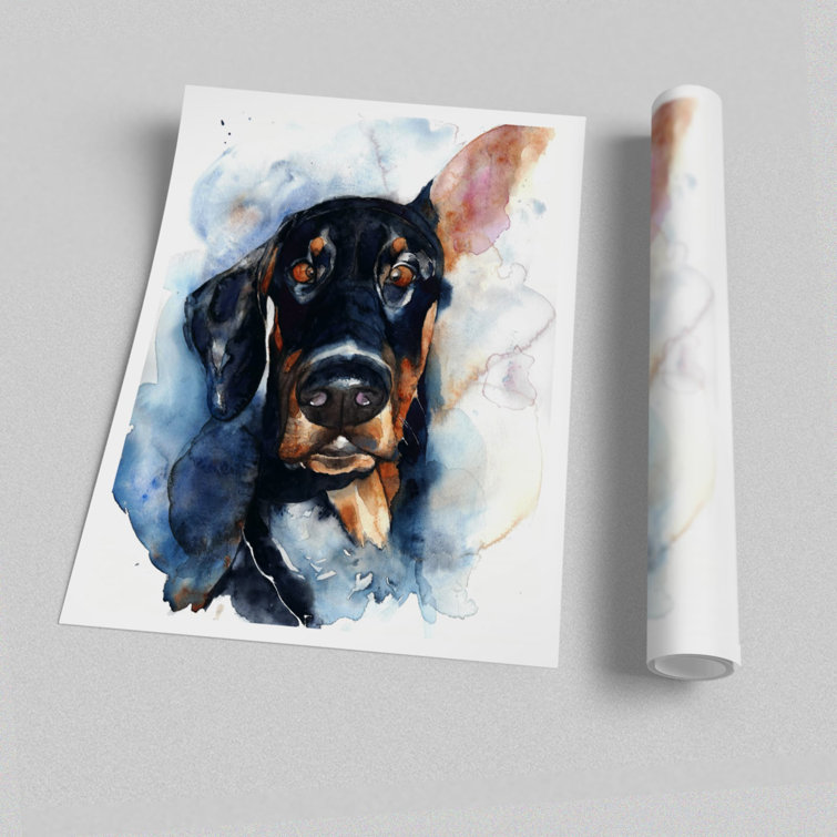 East Urban Home Doppy Dalmation Dog Wildlife - Unframed Graphic Art ...