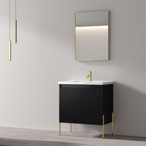 Black Single Vanities You'll Love | Wayfair