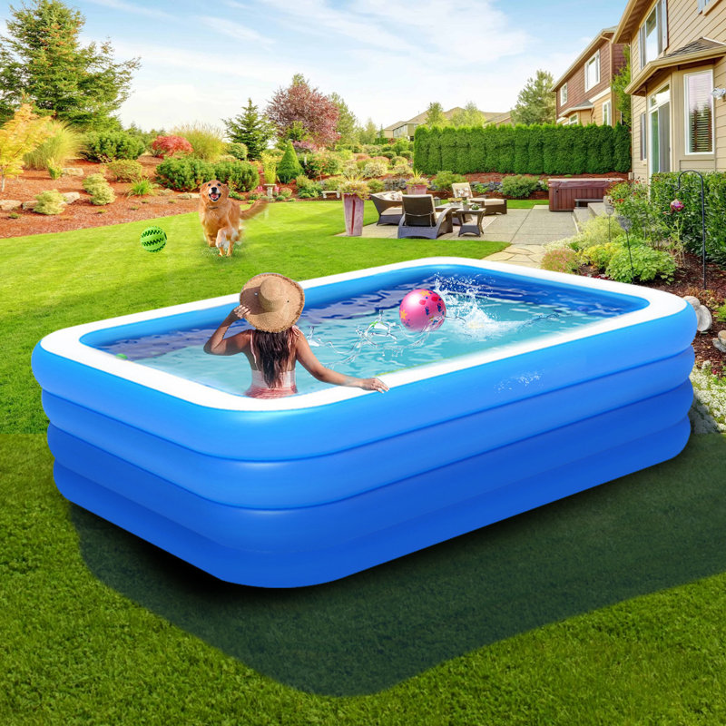 large inflatable kid pool